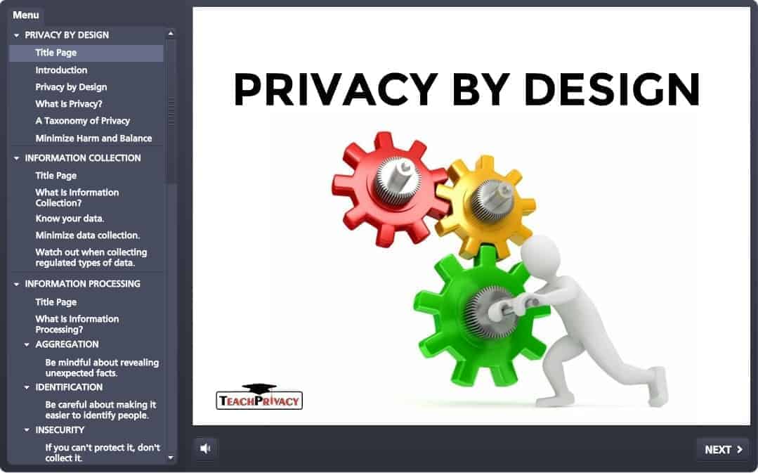 Course License Privacy By Design Teachprivacy