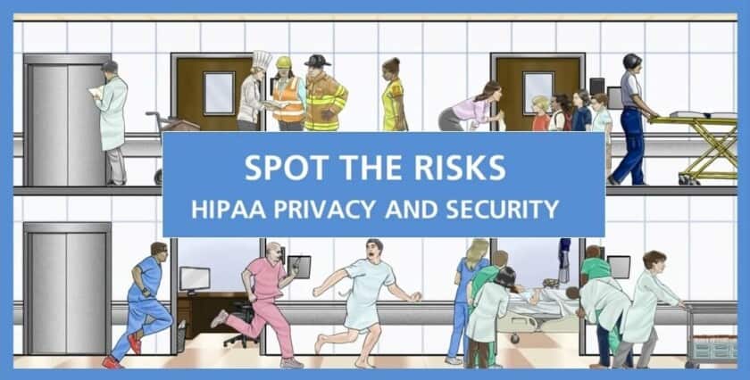 HIPAA Training Game | Spot the Risks | TeachPrivacy