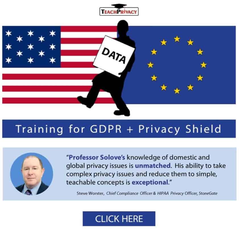 GDPR, BCR, and Privacy Shield Training Requirements FAQ - TeachPrivacy