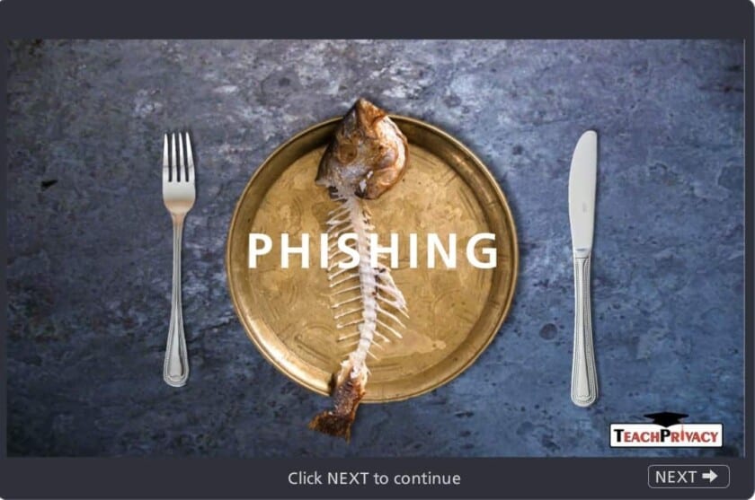 Data Security Awareness Phishing Training Teachprivacy