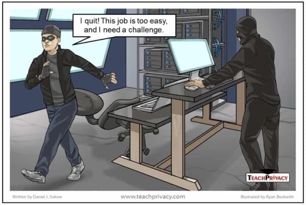 Hacking Cartoon: All Too Easy | Daniel J. Solove | TeachPrivacy