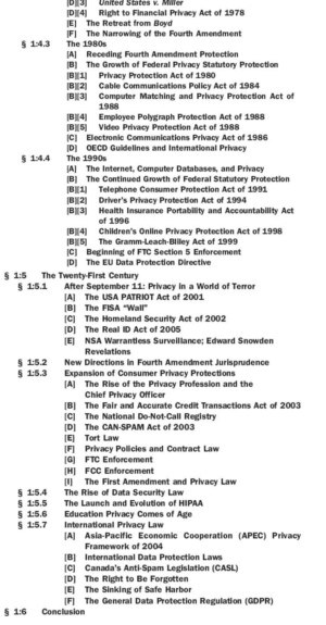 A Brief History of Information Privacy Law - TeachPrivacy