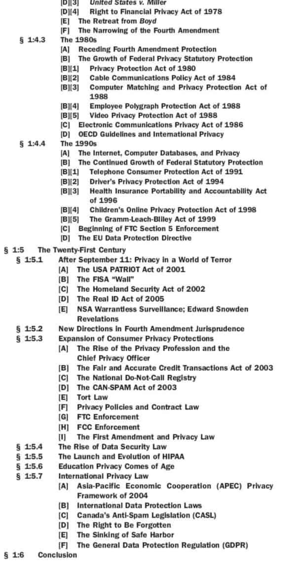 A Brief History of Information Privacy Law - TeachPrivacy