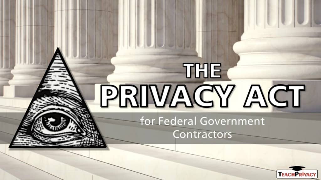 The Privacy Act - TeachPrivacy