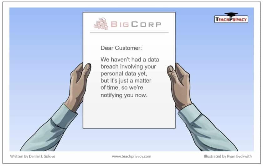 Data Breach Notification Cartoon