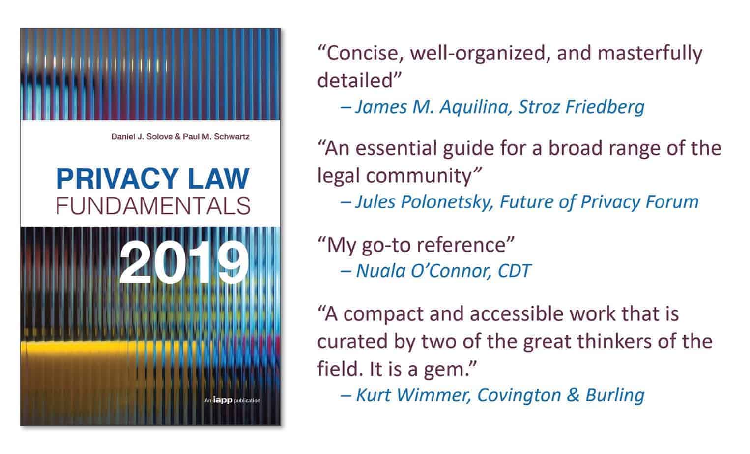 Privacy Law Fundamentals