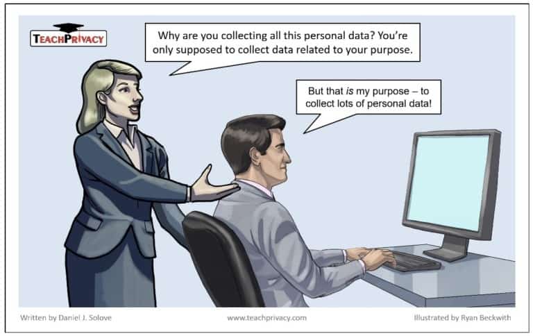 Data Minimization Cartoon