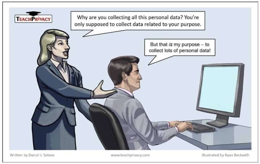 Data Minimization Cartoon