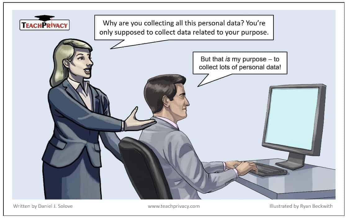 Data Minimization Cartoon