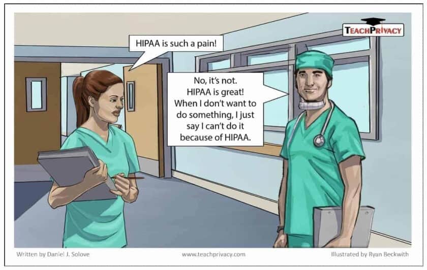 HIPAA Cartoon - HIPAA as an Excuse
