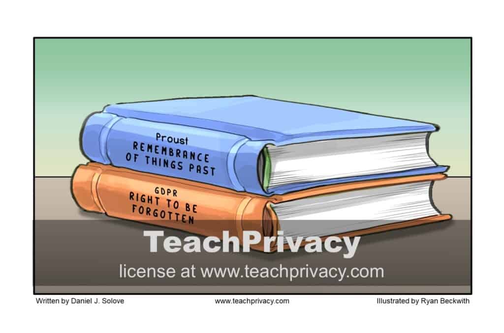 Cartoon: Right to Be Forgotten - TeachPrivacy Store