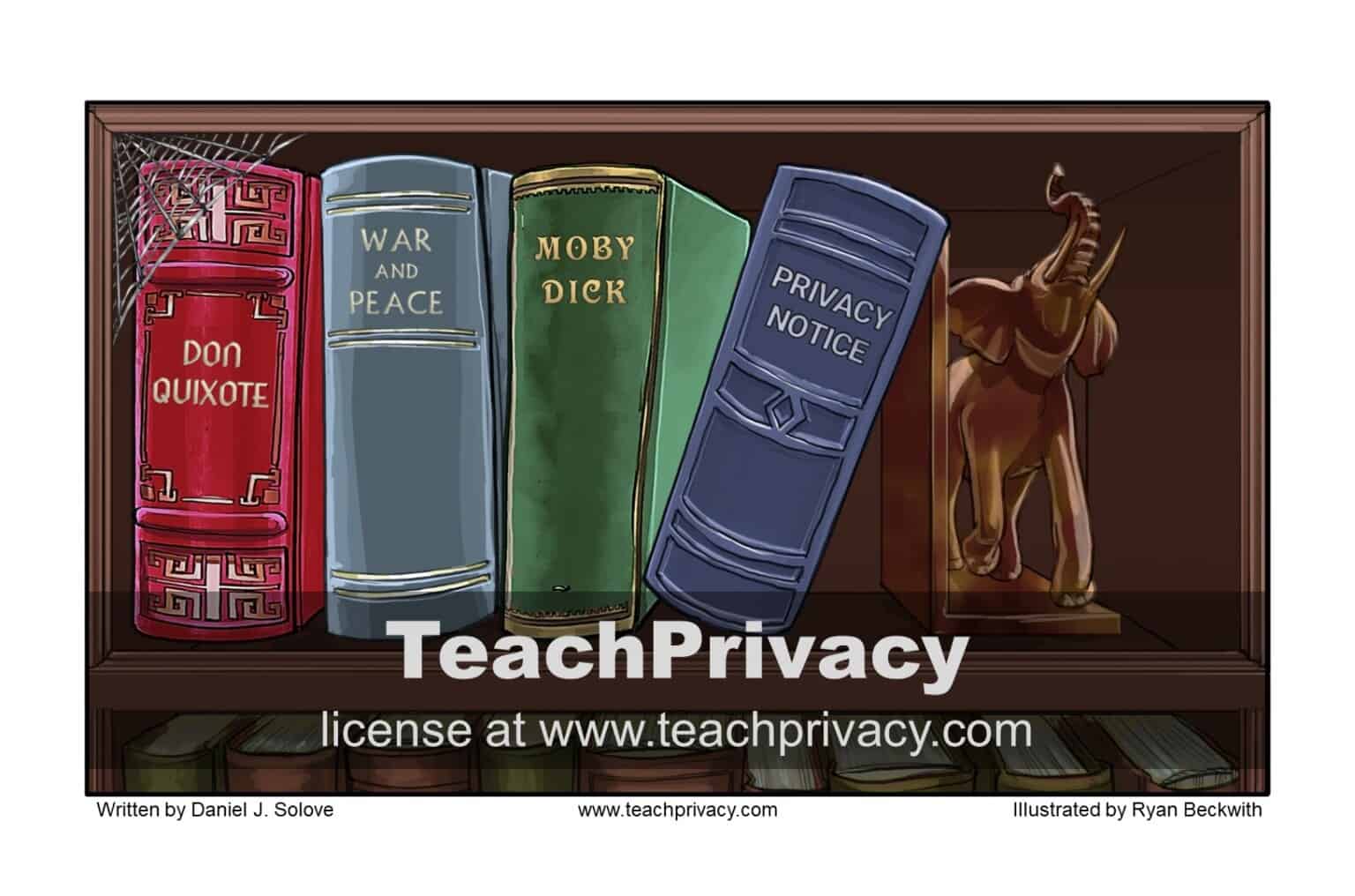 Cartoon: Privacy Notice Length and Complexity - TeachPrivacy Store