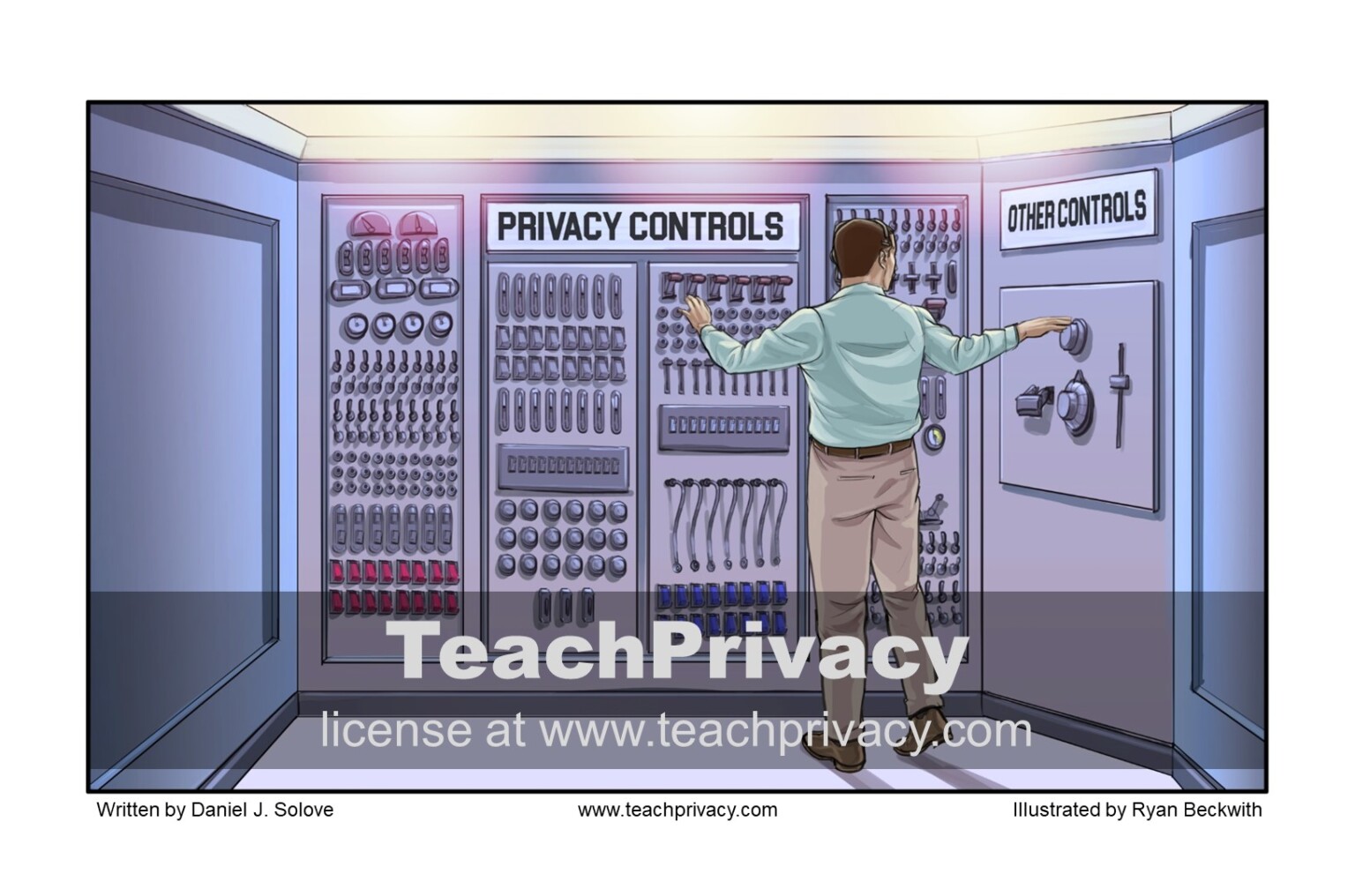 Cartoon: Complexity of Privacy Controls - TeachPrivacy Store
