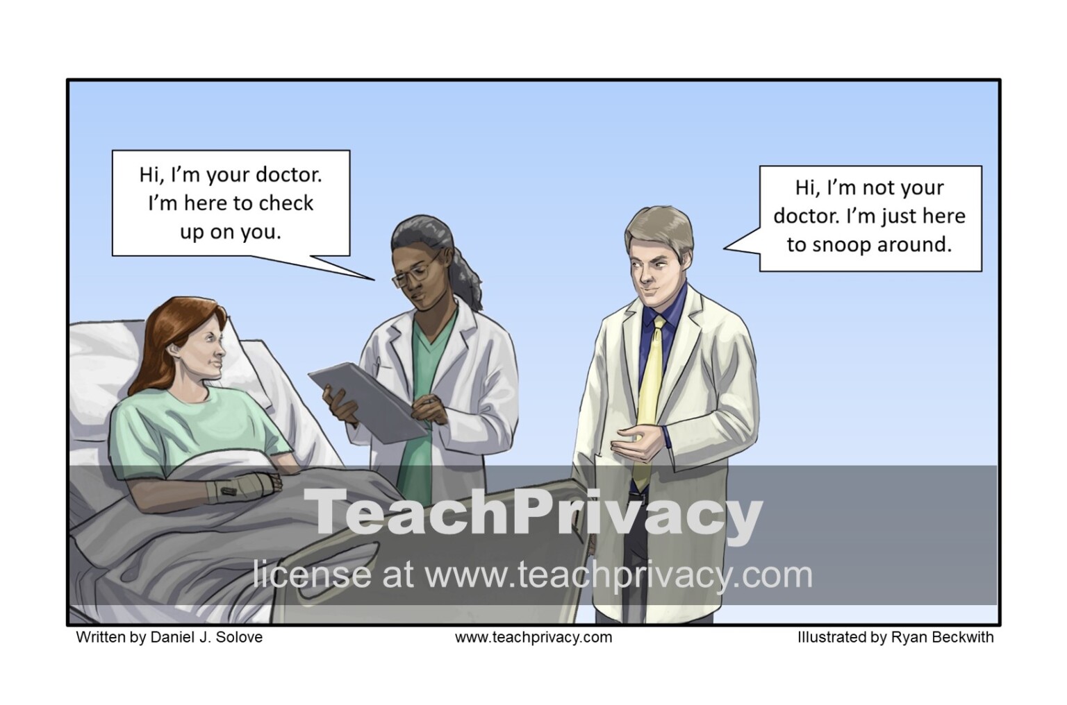 Cartoon: HIPAA Snooping - TeachPrivacy Store