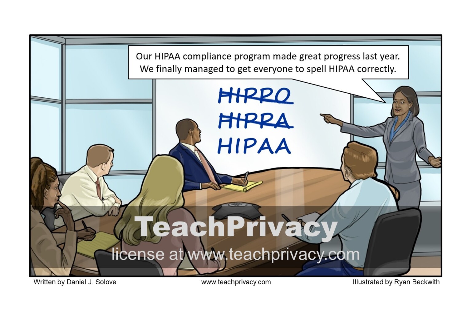 Cartoon: HIPAA Program - TeachPrivacy Store