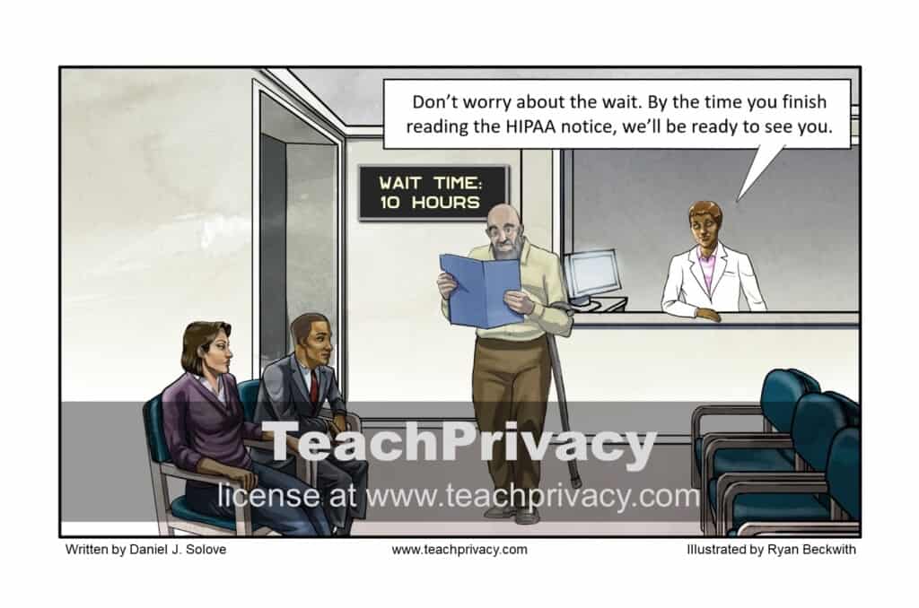 Cartoon: HIPAA Notice - TeachPrivacy Store