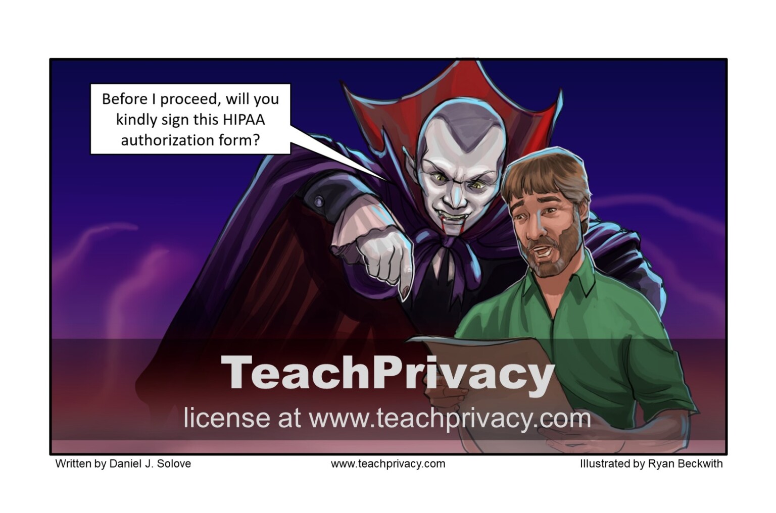Cartoon: HIPAA Authorization - TeachPrivacy Store