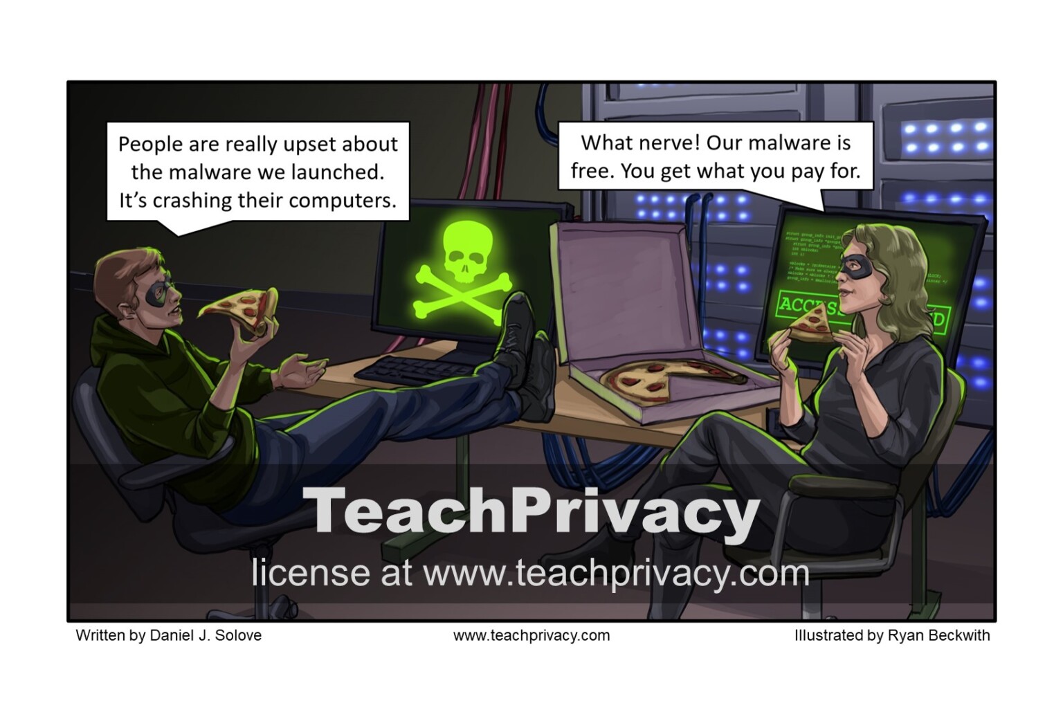Cartoon: Malware - TeachPrivacy Store
