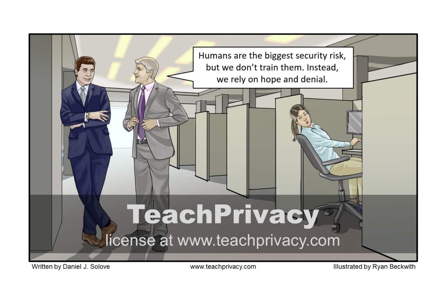 Cartoon: Humans Biggest Security Risk - TeachPrivacy Store