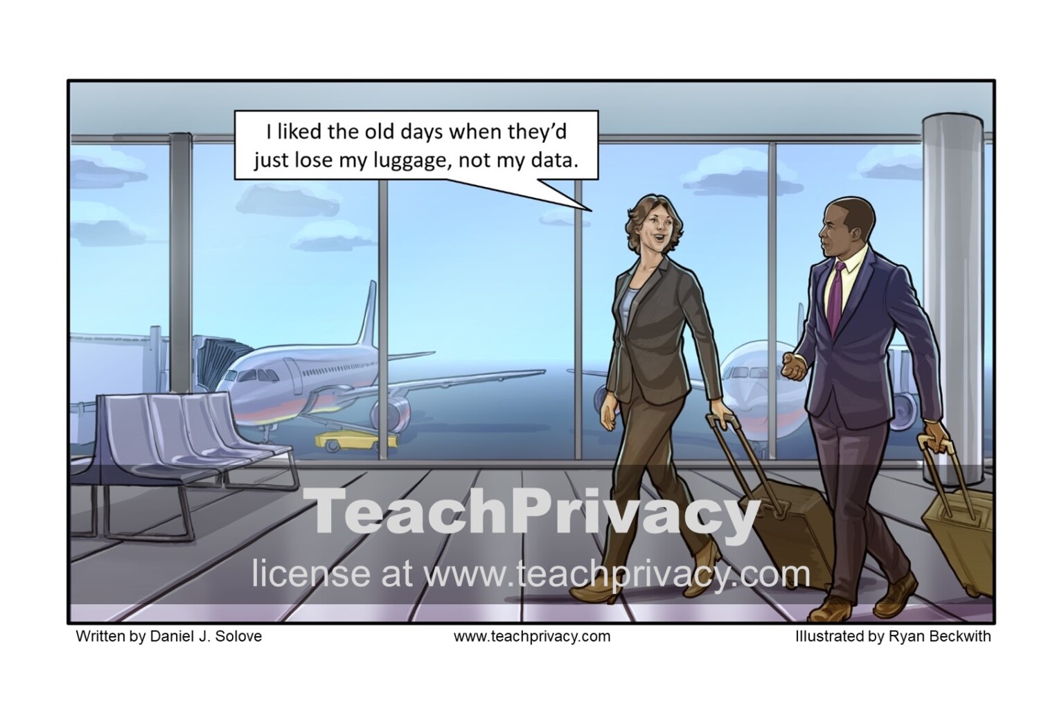 Cartoon: Data Breach Epidemic - TeachPrivacy Store