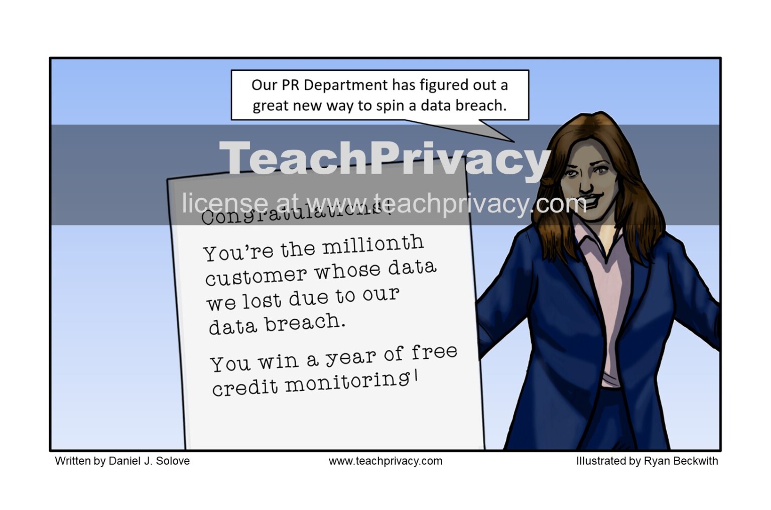 Cartoon: Breach Notification - TeachPrivacy Store