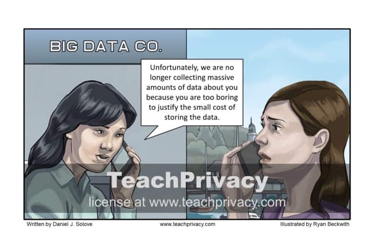Cartoon: Big Data Bored - TeachPrivacy Store