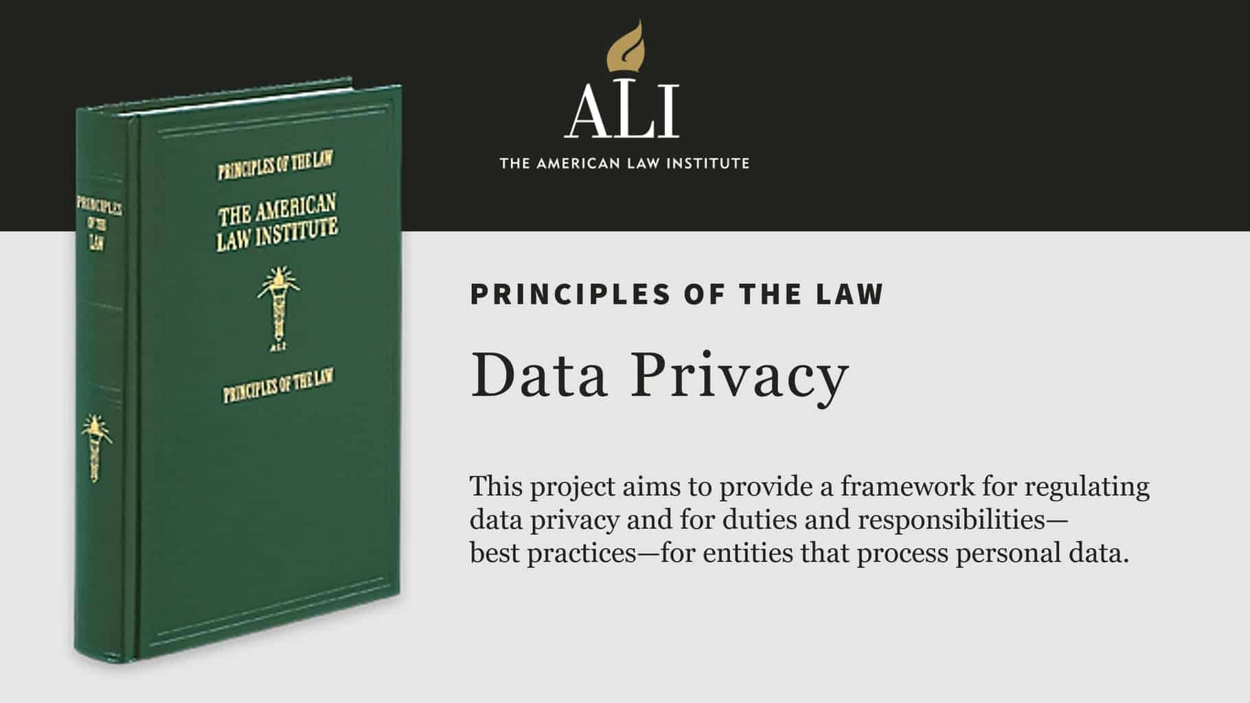 ALI Data Privacy Principles