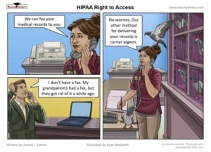 HIPAA Right to Access Cartoon