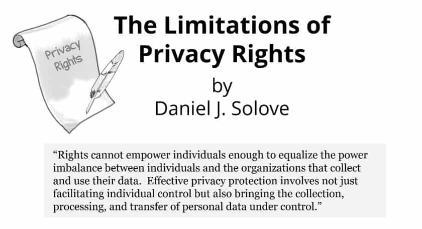 The Limitations of Privacy Rights