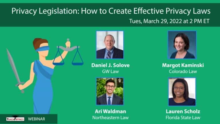 Privacy Legislation: How to Create Effective Privacy Laws