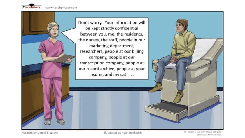 HIPAA Confidentiality Cartoon