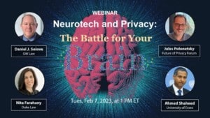 Webinar - Neurotech and Privacy: The Battle for Your Brain