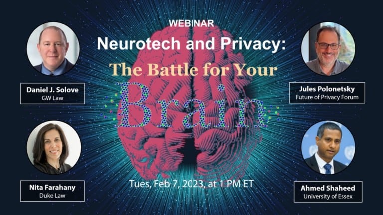 Webinar - Neurotech and Privacy: The Battle for Your Brain