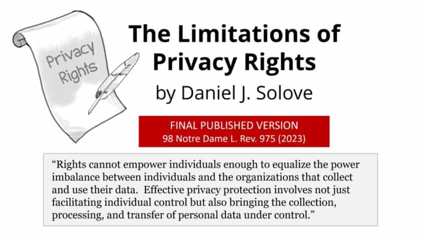 The Limitations of Privacy Rights