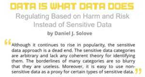 Personal and Sensitive Data - TeachPrivacy